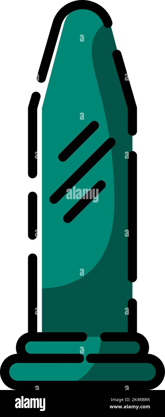 Police bullet, illustration, vector on a white background Stock Vector ...