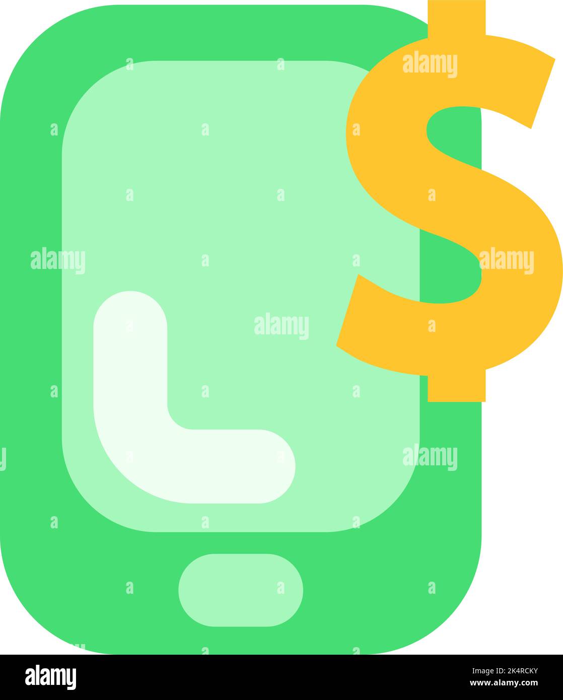 Phone pay, illustration, vector on a white background Stock Vector ...