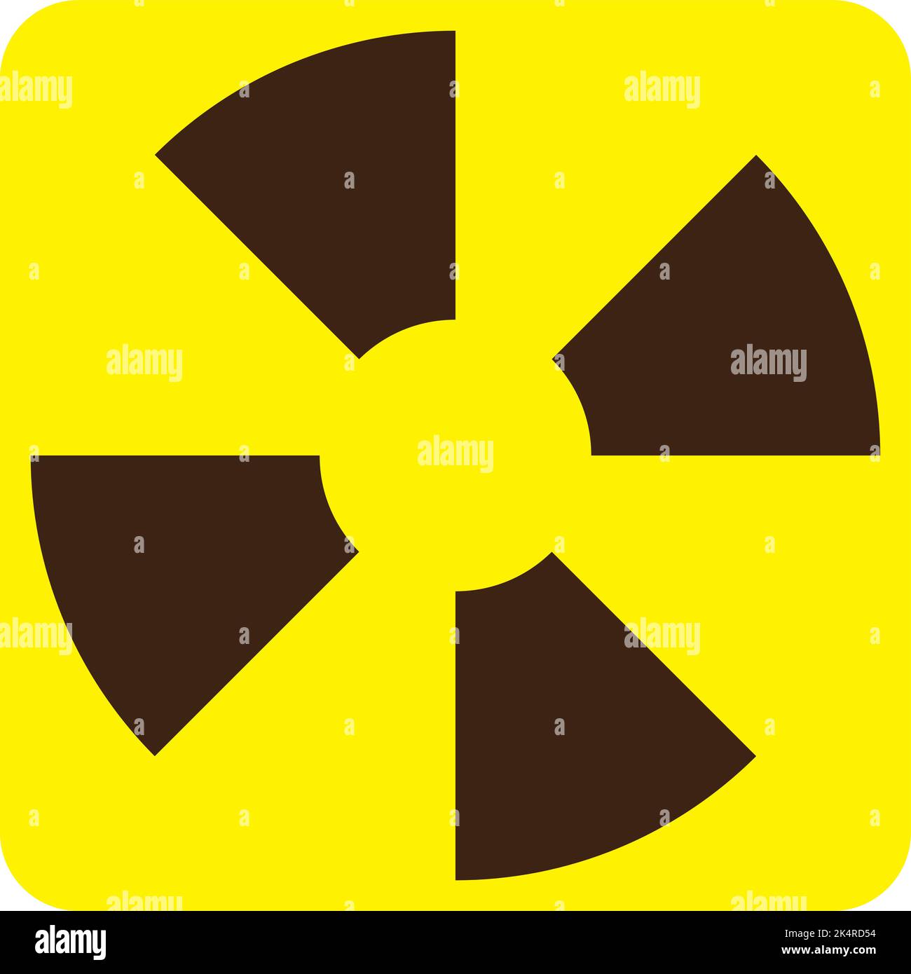 Yellow warning sign for border Cut Out Stock Images & Pictures - Alamy