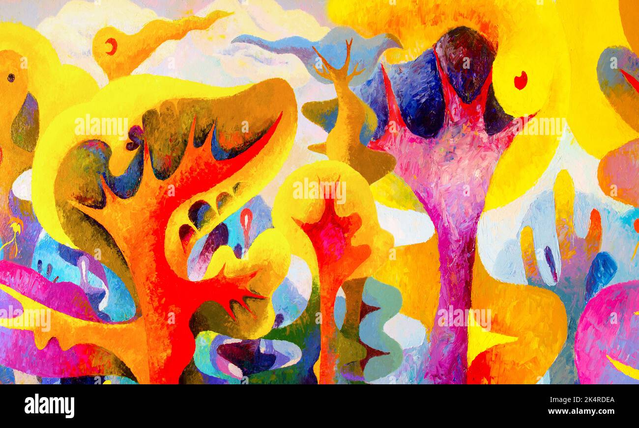 Imagination Abstract Art Imagination Wall Art ⭐ Canvas & Framed