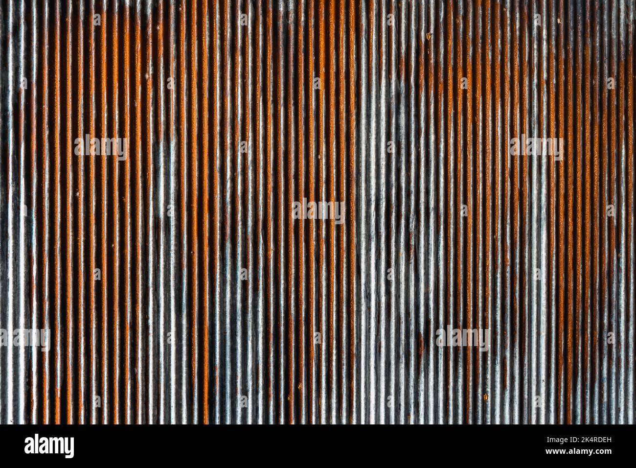 Artistic of old and rusty zinc sheet wall. Vintage style metal sheet ...