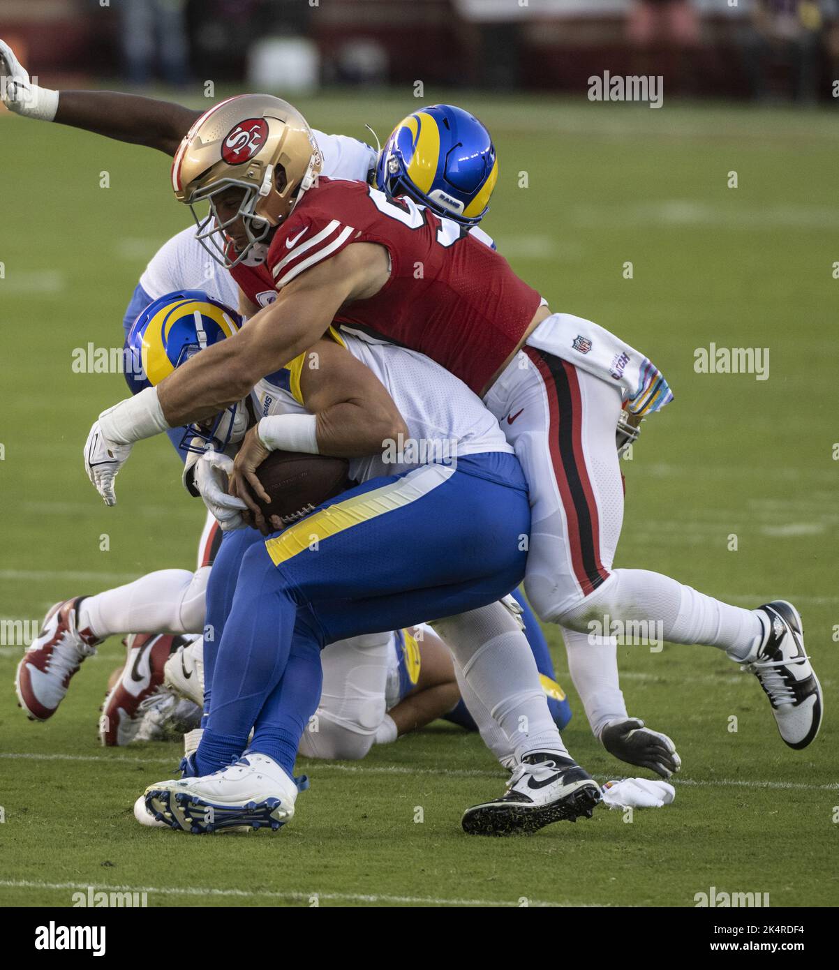 Santa Clara, United States. 03rd Oct, 2022. San Francisco 49ers ...