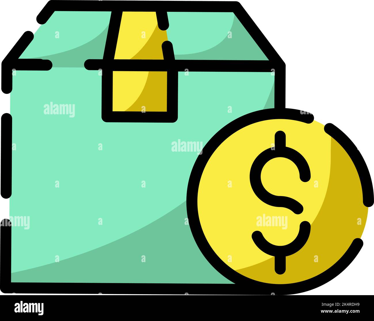 Shipping cost vector vectors hi-res stock photography and images - Alamy