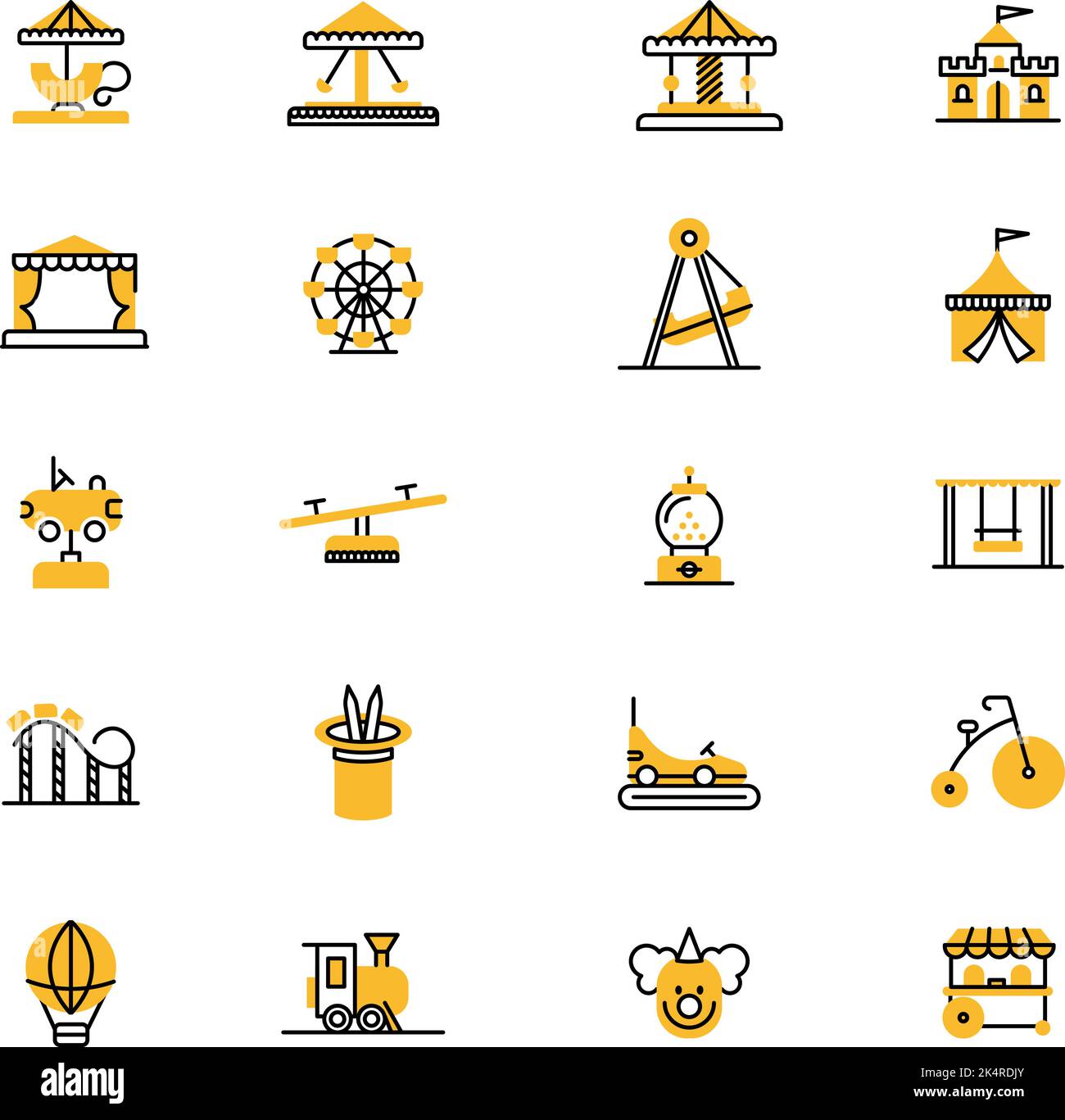 Amusment park Stock Vector Images - Alamy