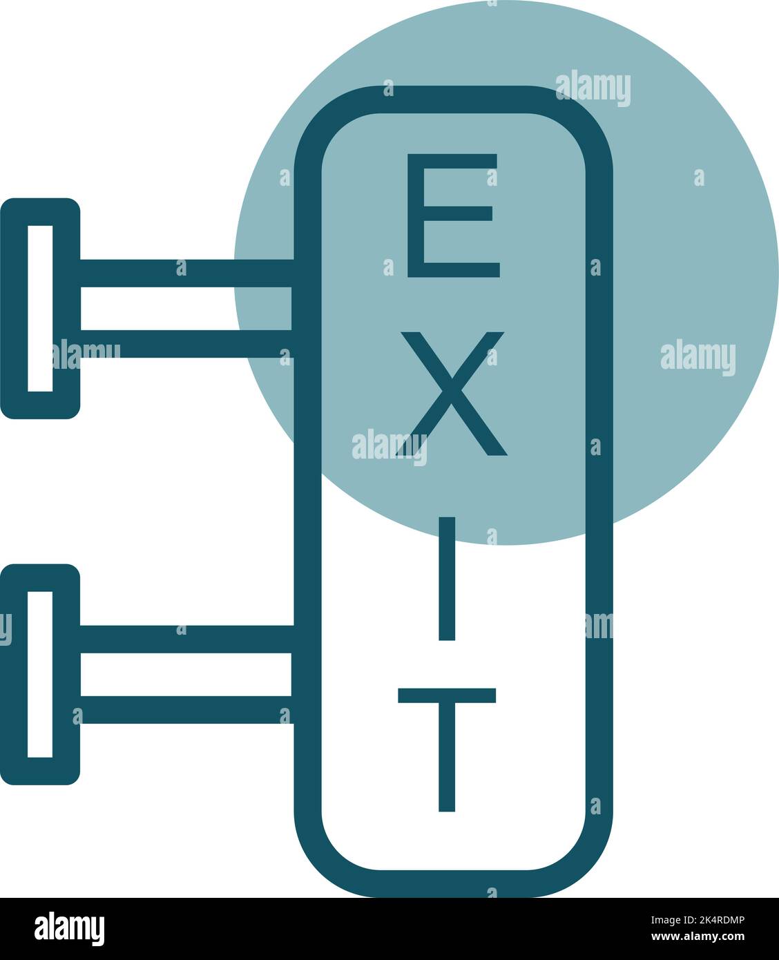 Shopping mall exit, illustration, vector on a white background Stock ...