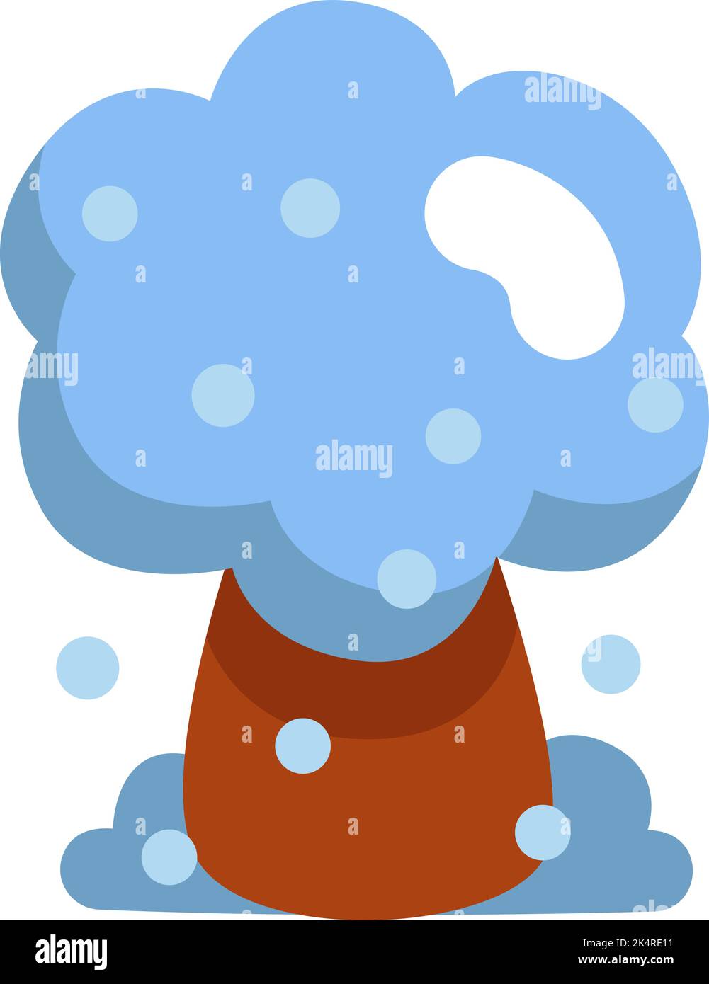 Oak on tree in Stock Vector Images - Alamy