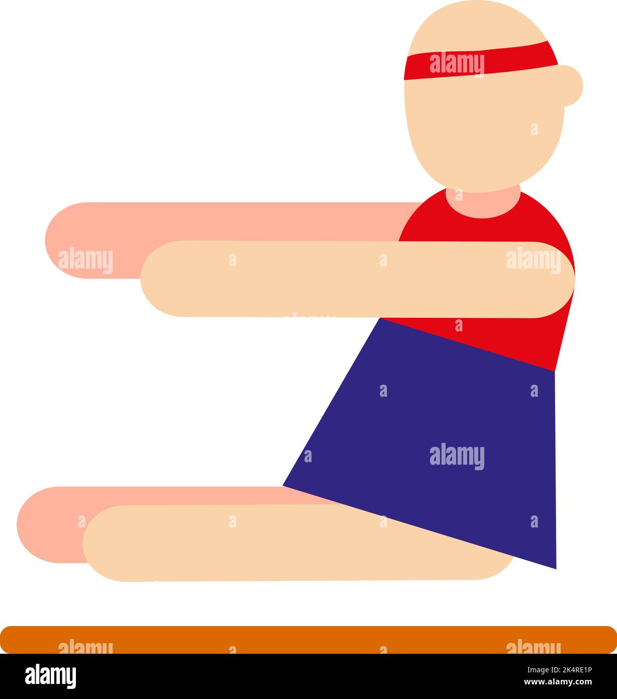 Stretching vector vectors hi-res stock photography and images - Alamy