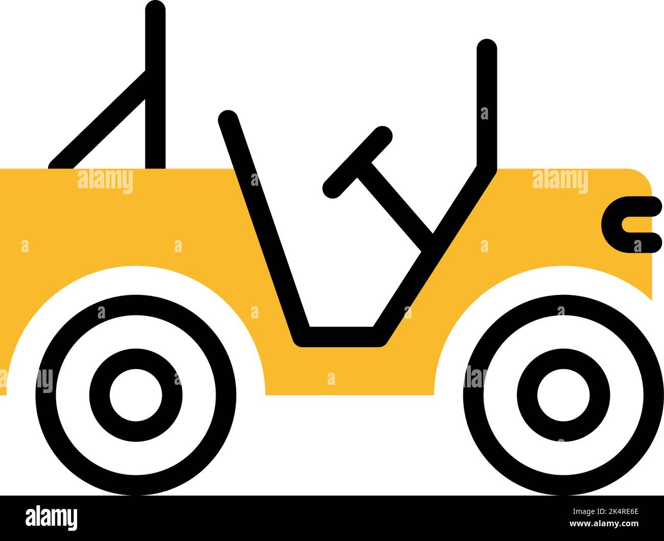 Vintage military vehicle illustration Cut Out Stock Images & Pictures ...