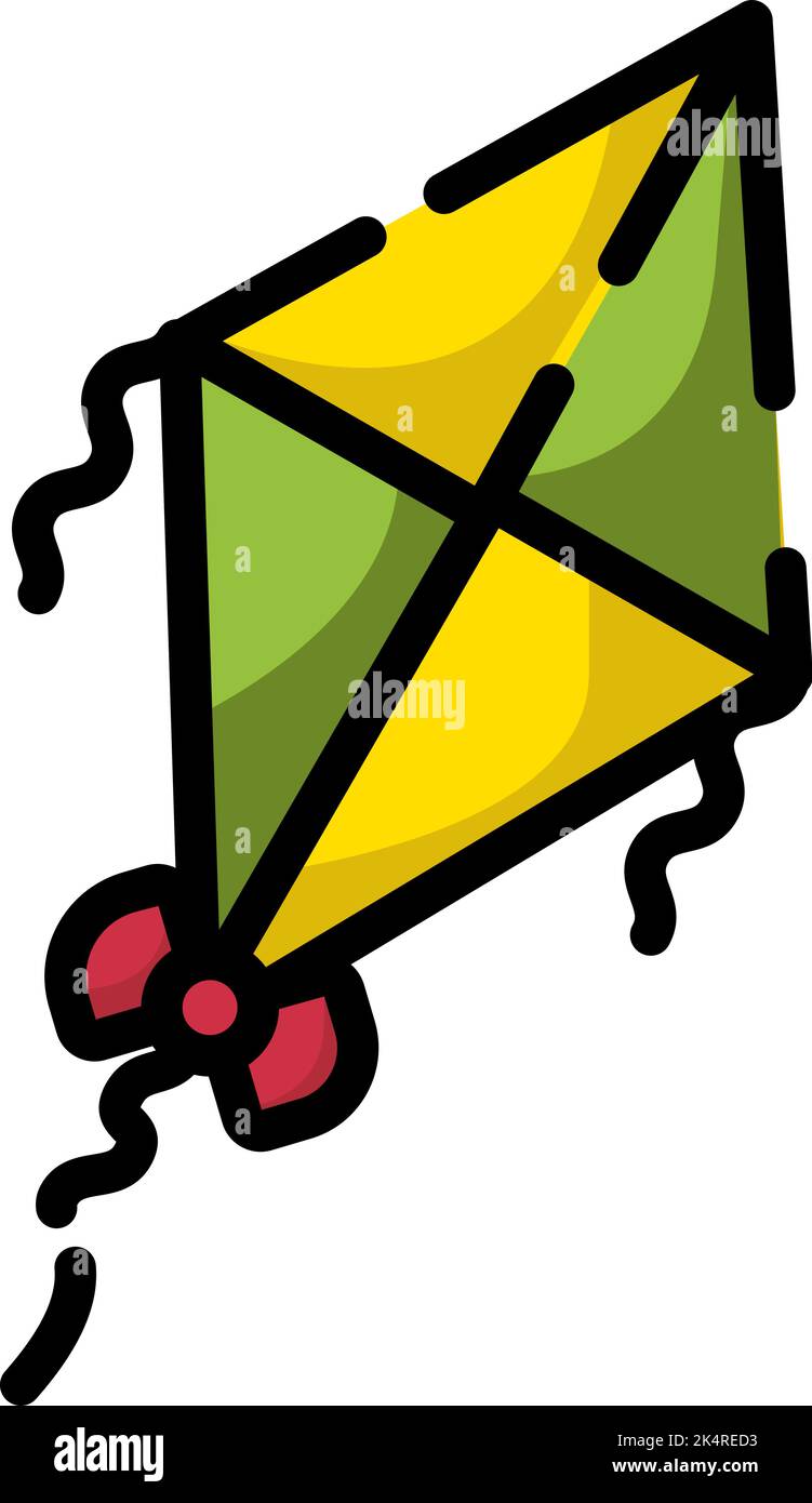 Kite on the wing Stock Vector Images - Alamy