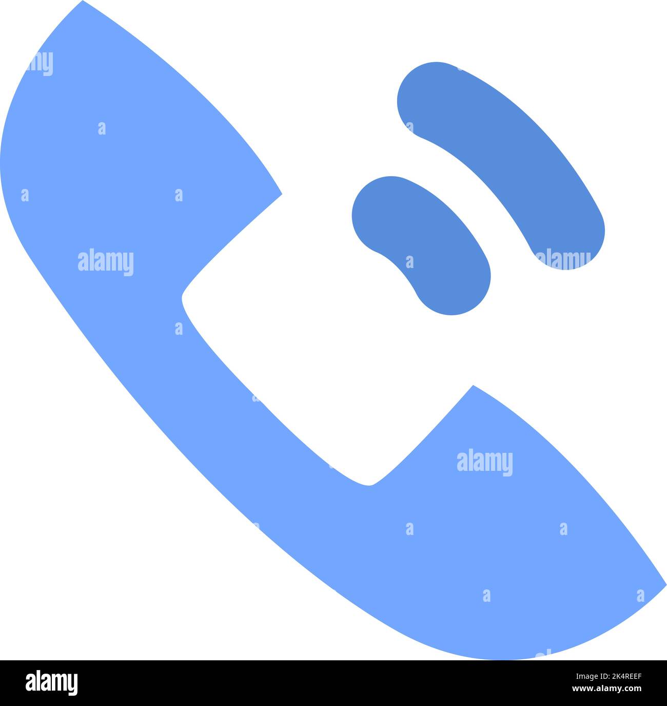Take away call, illustration, vector on a white background Stock Vector ...