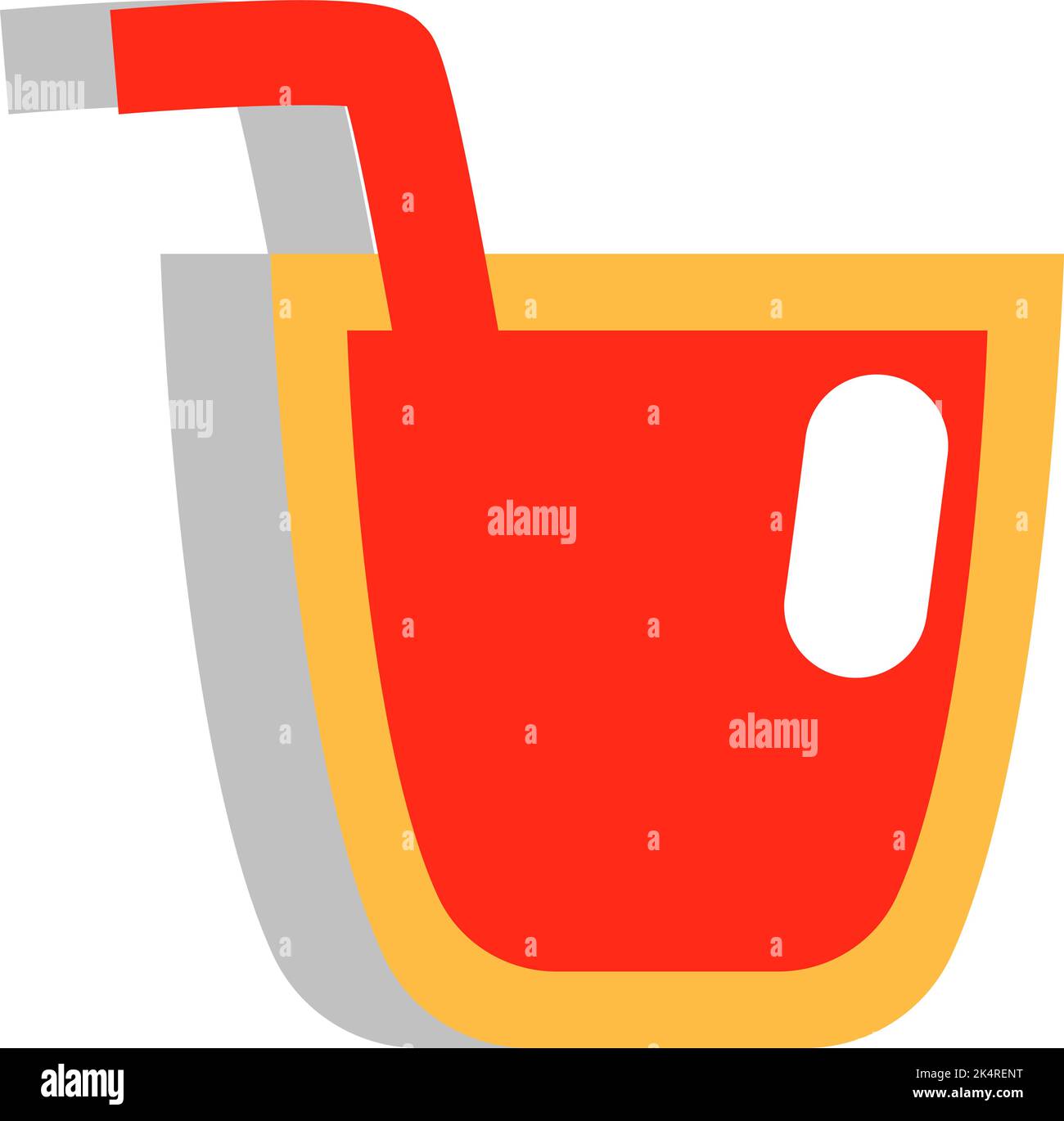 Travel juice, illustration, vector on a white background Stock Vector ...