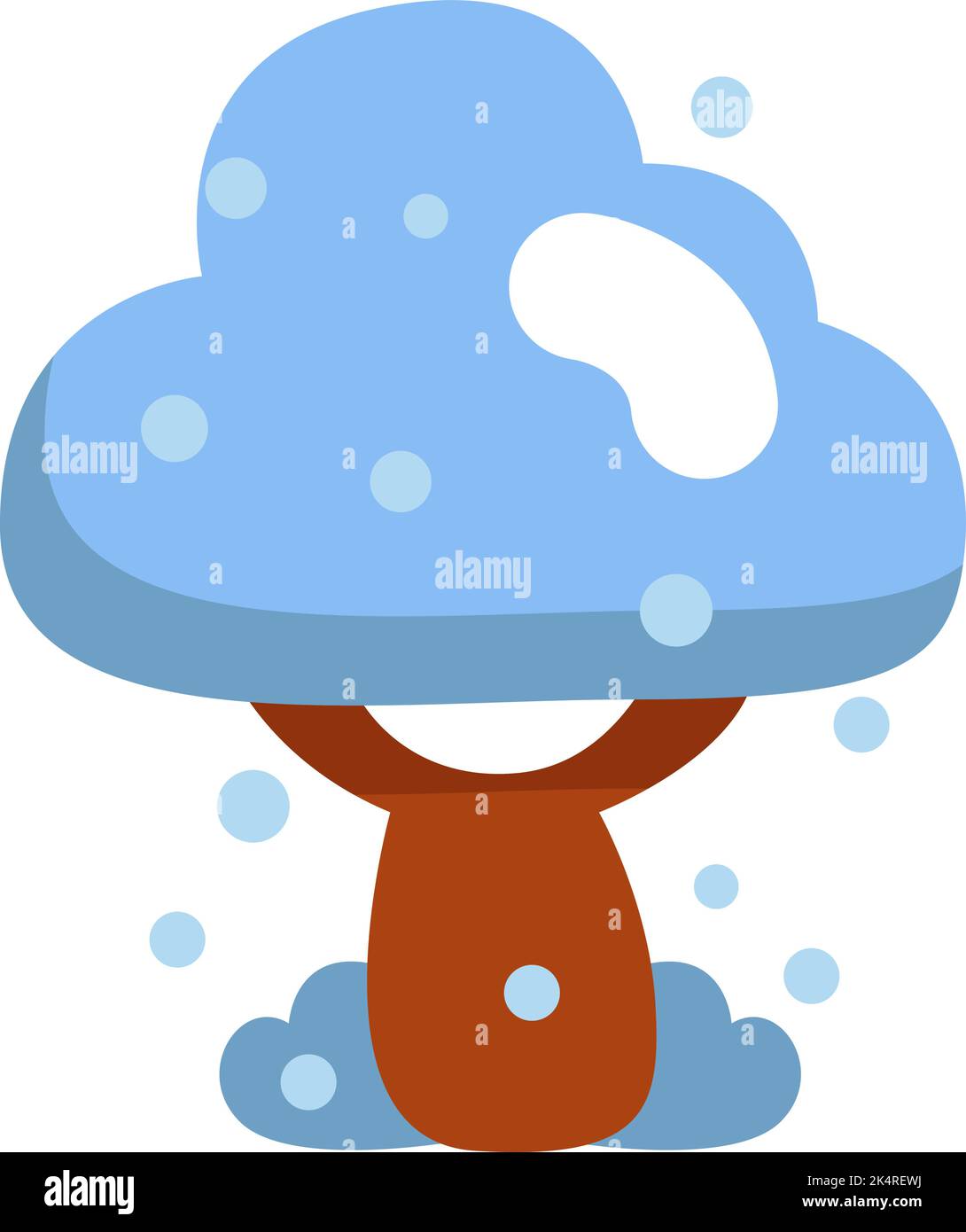 Winter wood christmas tree Stock Vector Images - Alamy