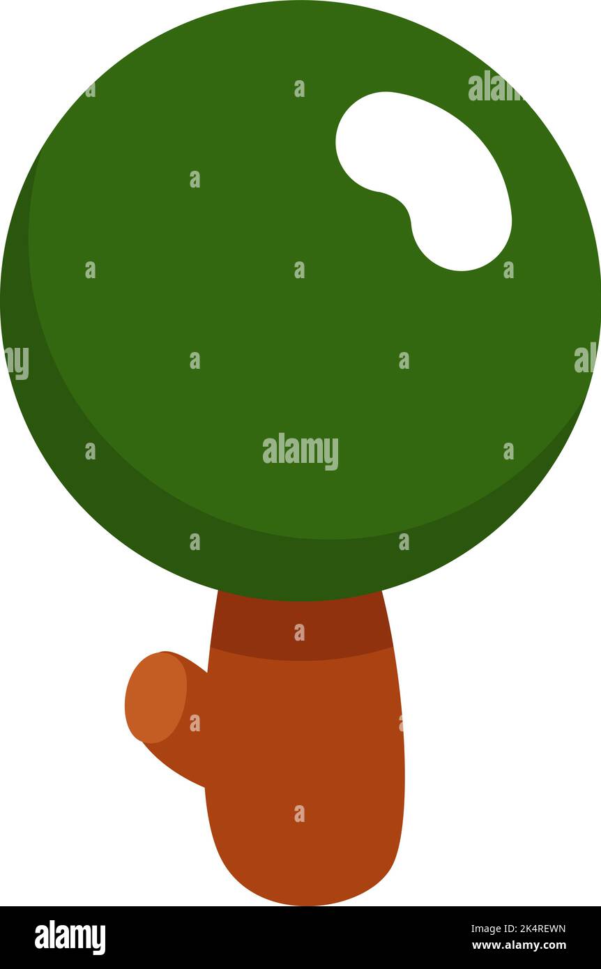 White silhouette round tree hi-res stock photography and images - Alamy