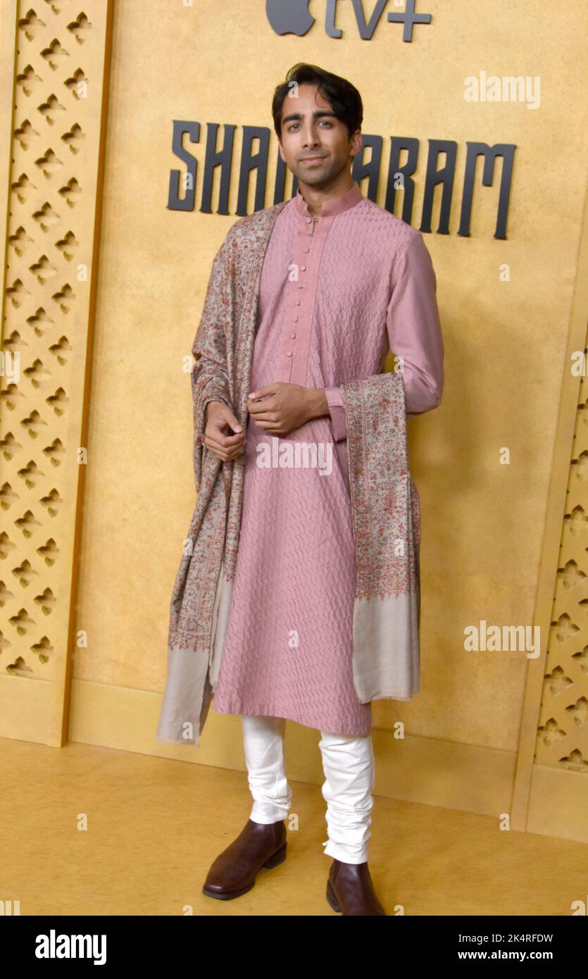 Los Angeles, California, USA 3rd October 2022 Actor Shubham Saraf ...
