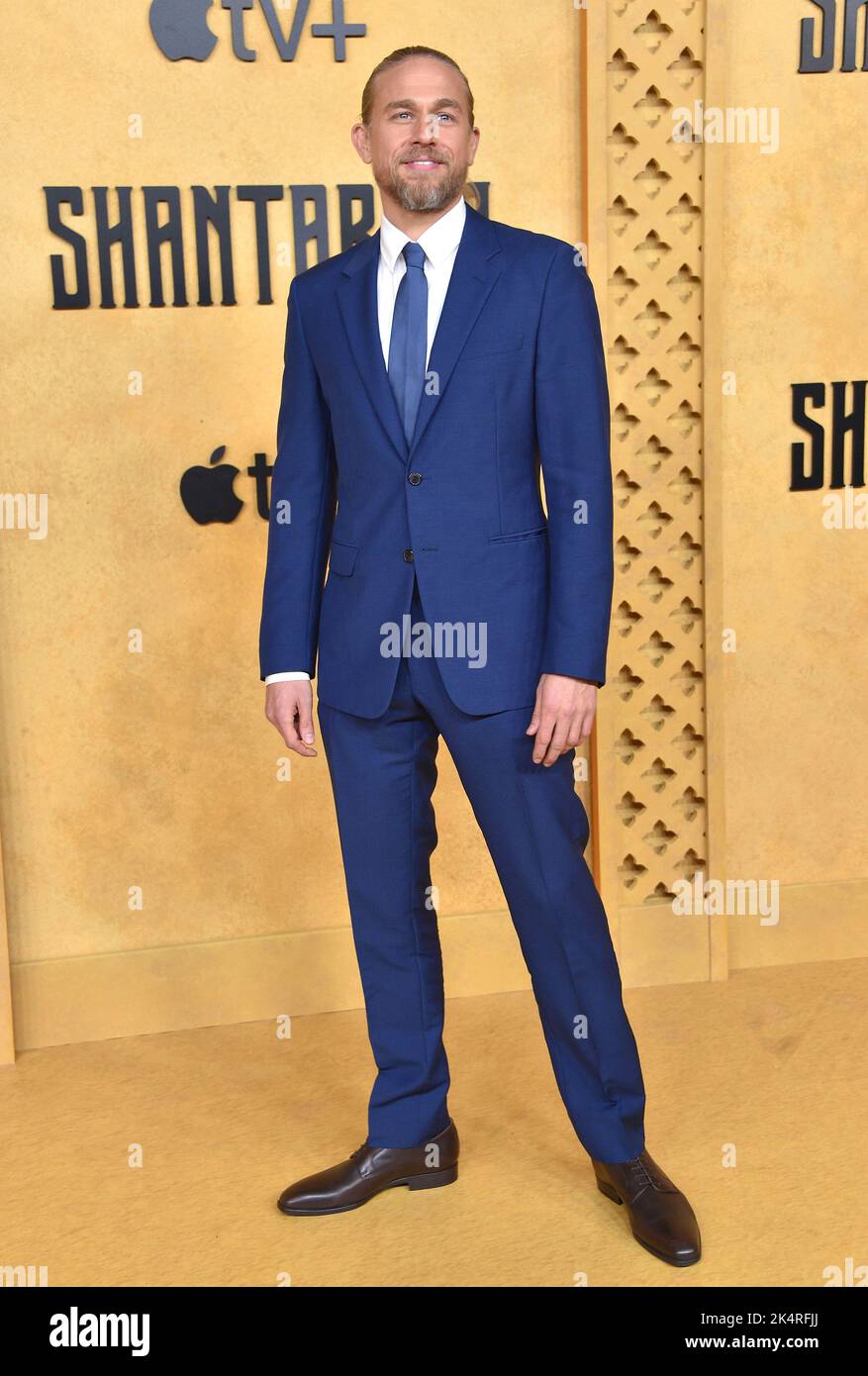 Charlie Hunnam attends the red-carpet premiere of the Apple TV+ ...