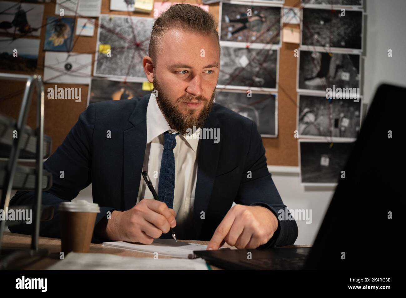 Police Detective At Work