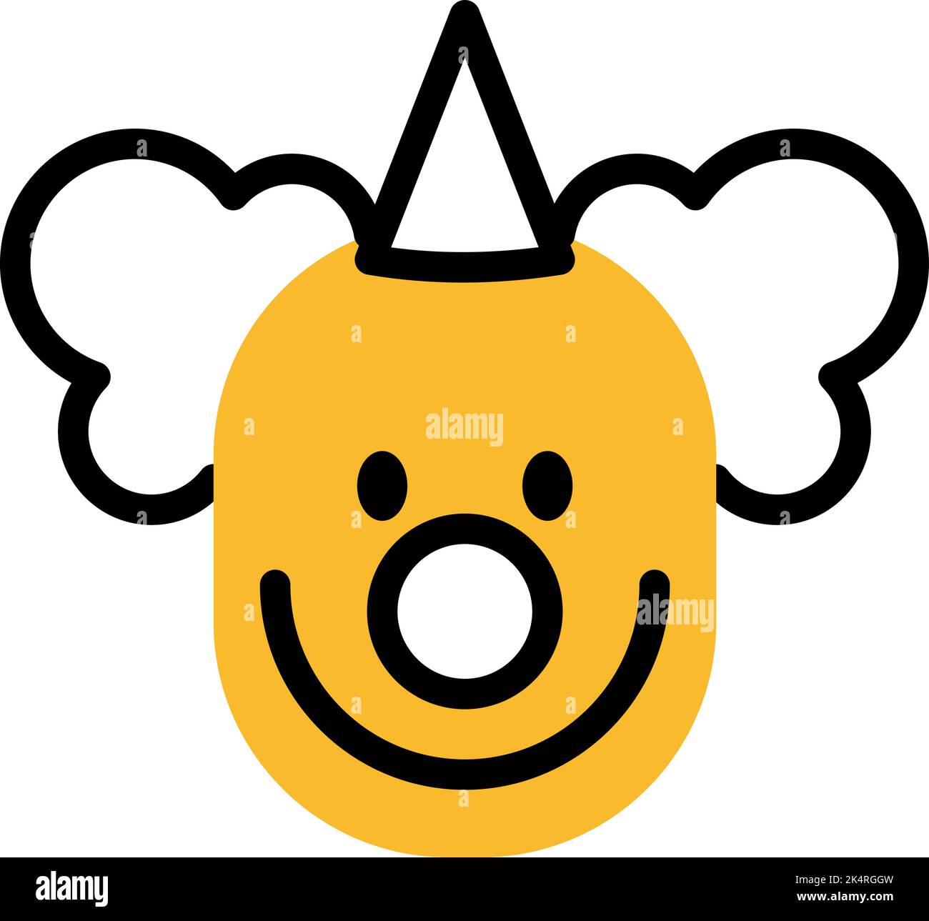 Female clown Stock Vector Images - Alamy