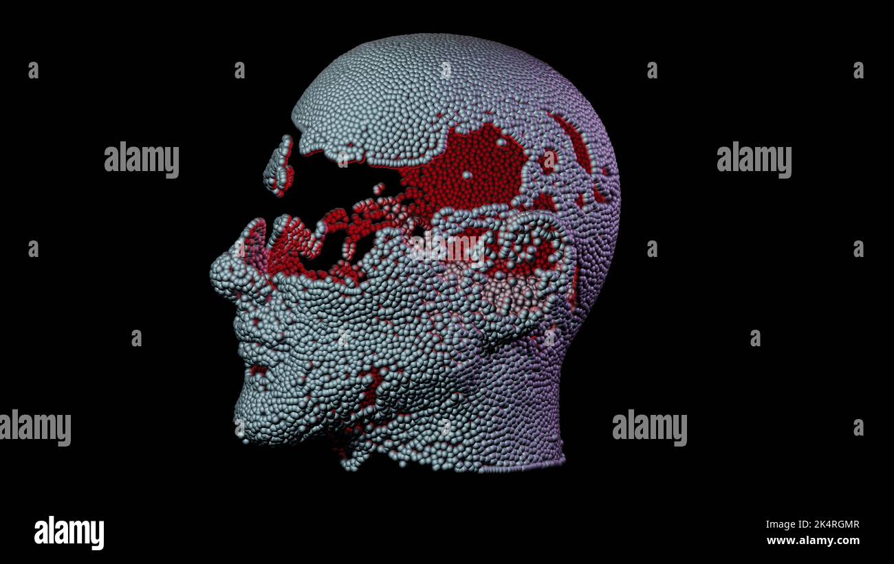 Programmable matter forming into a human head. Programmable matter ... Programmable matter forming into a human head. Programmable matter ...