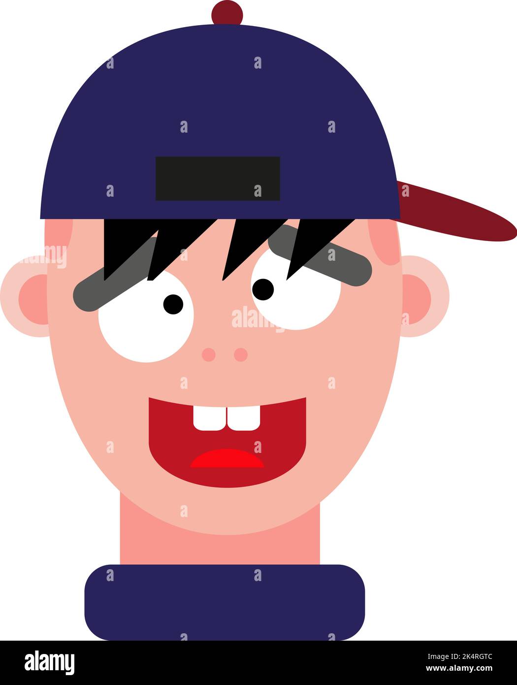 Crazy santa vector cartoon hi-res stock photography and images - Alamy