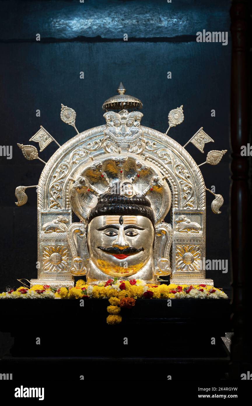 idol in Shri Saptakoteshwar Temple, located at Fatorpa of Quepem Taluka ...