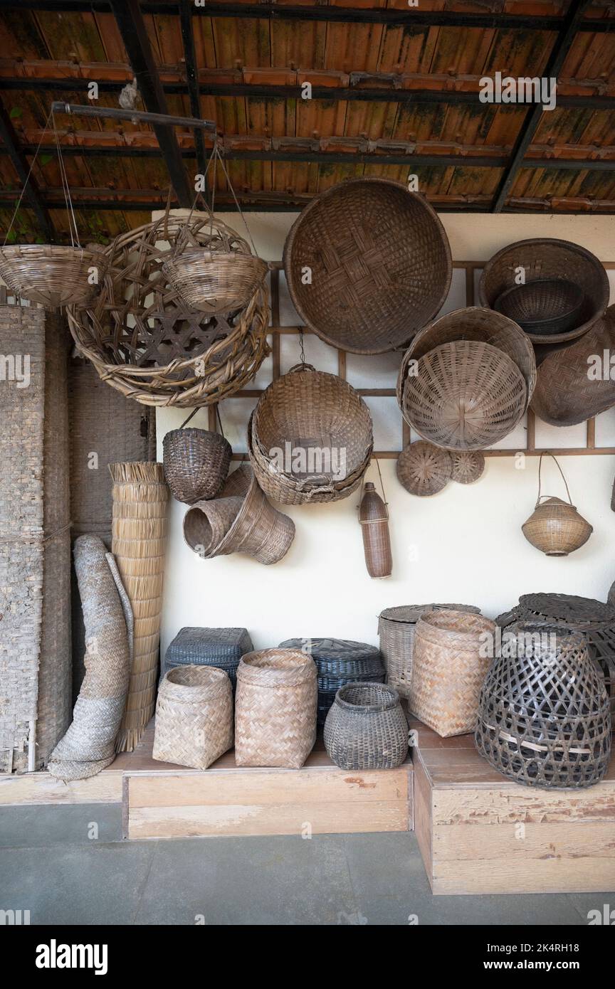Artefacts, displayed in The Goa Chitra Museum an ethnographic museum ...
