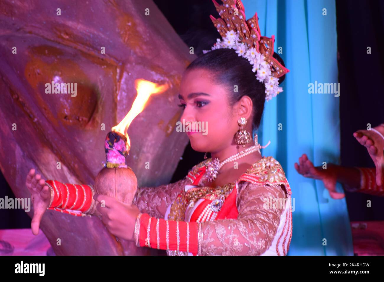 indian tamil thai pongal dance Stock Photo - Alamy