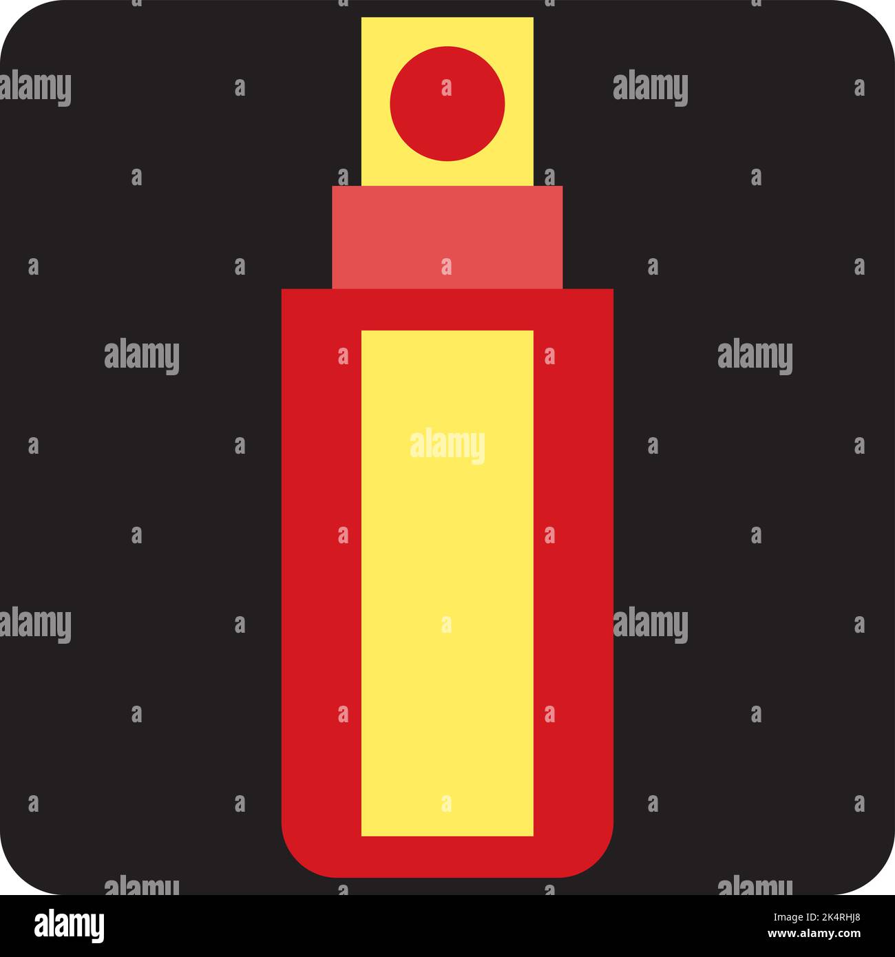 Bottle floral perfume on Stock Vector Images - Alamy