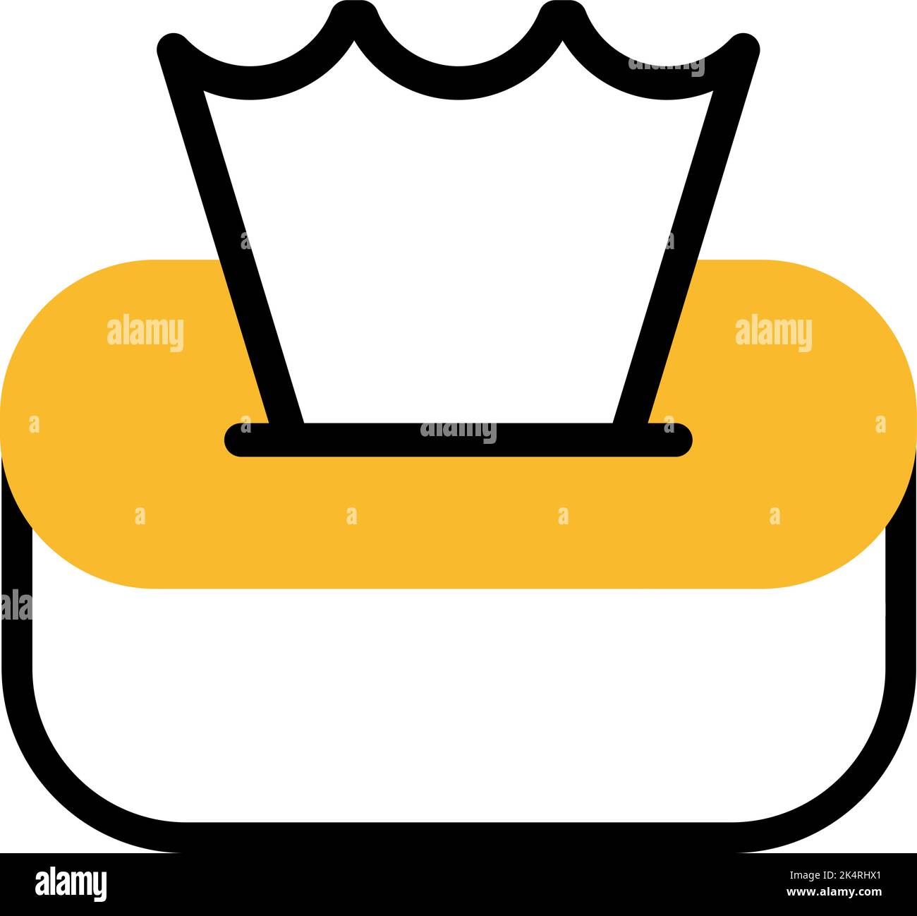 Cleaning tissues, illustration, vector on a white background Stock ...