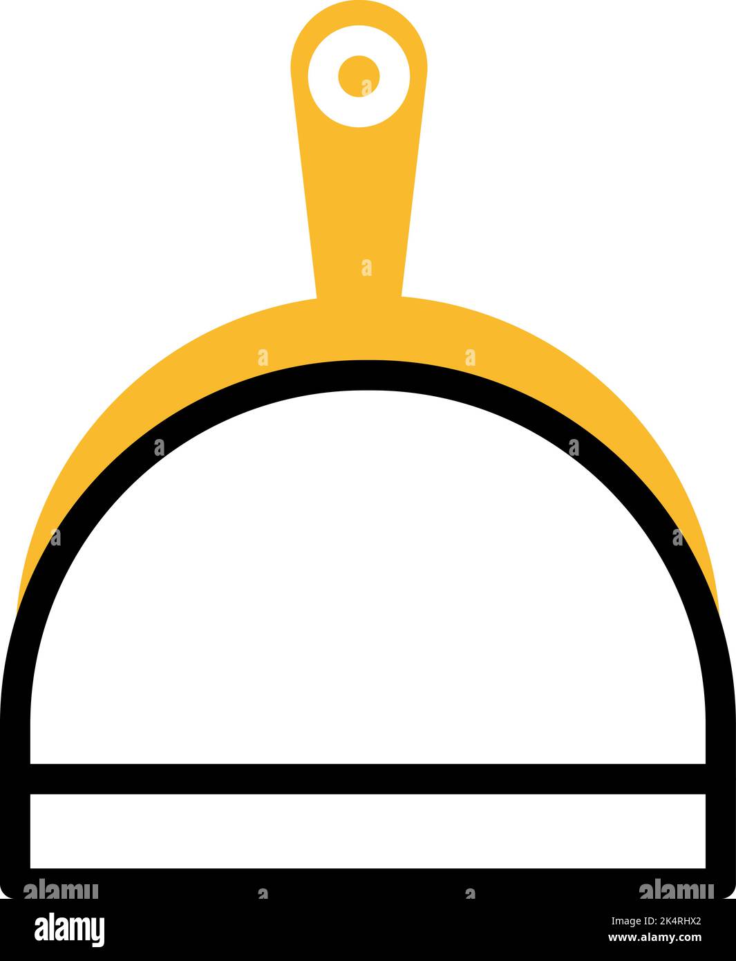 Dust pan cleaning white background Cut Out Stock Images & Pictures - Alamy