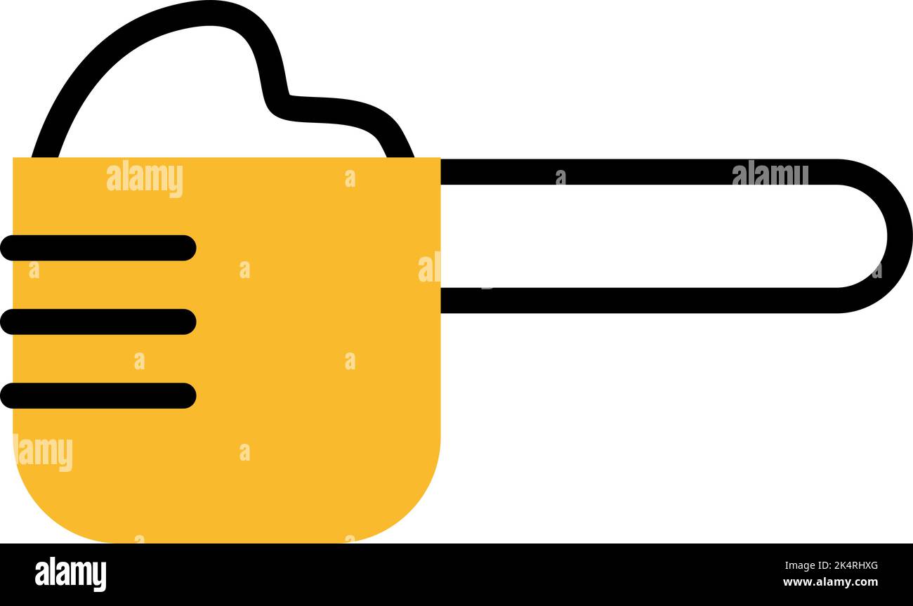 Detergent measure cup, illustration, vector on a white background Stock ...