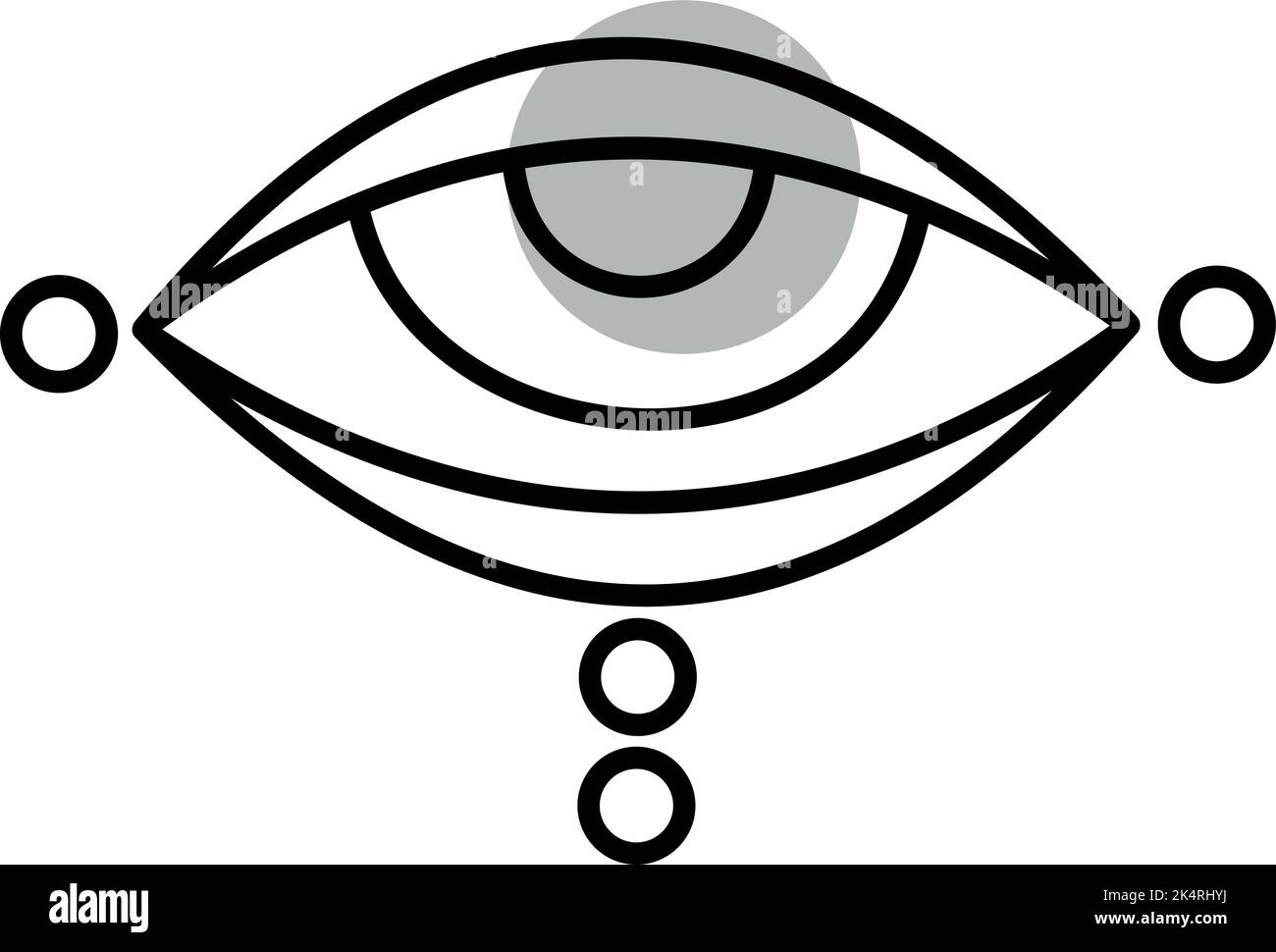 Blue white nazar amulet Stock Vector Images - Alamy