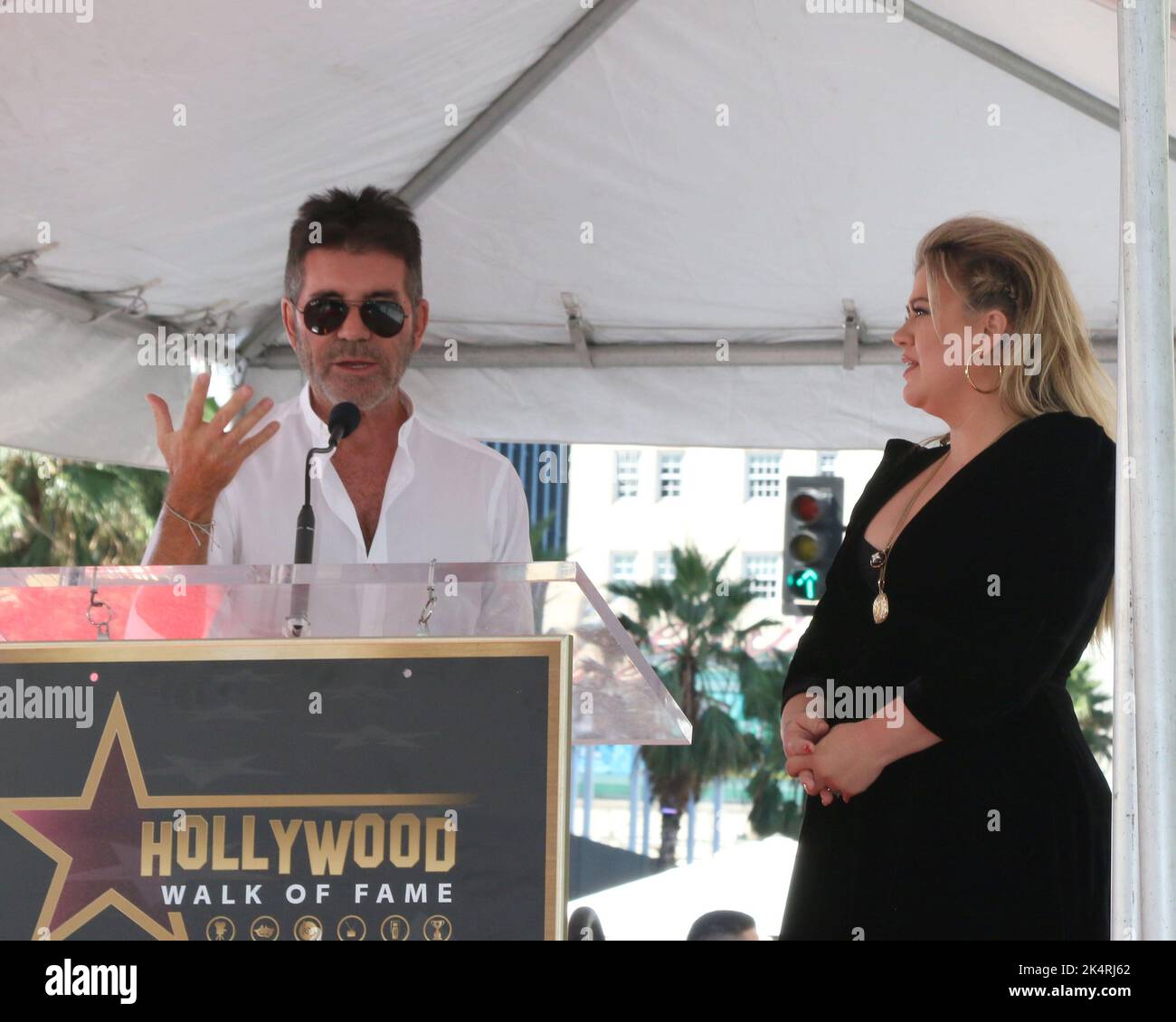 LOS ANGELES - SEP 19: Simon Cowell, Kelly Clarkson at the Kelly ...