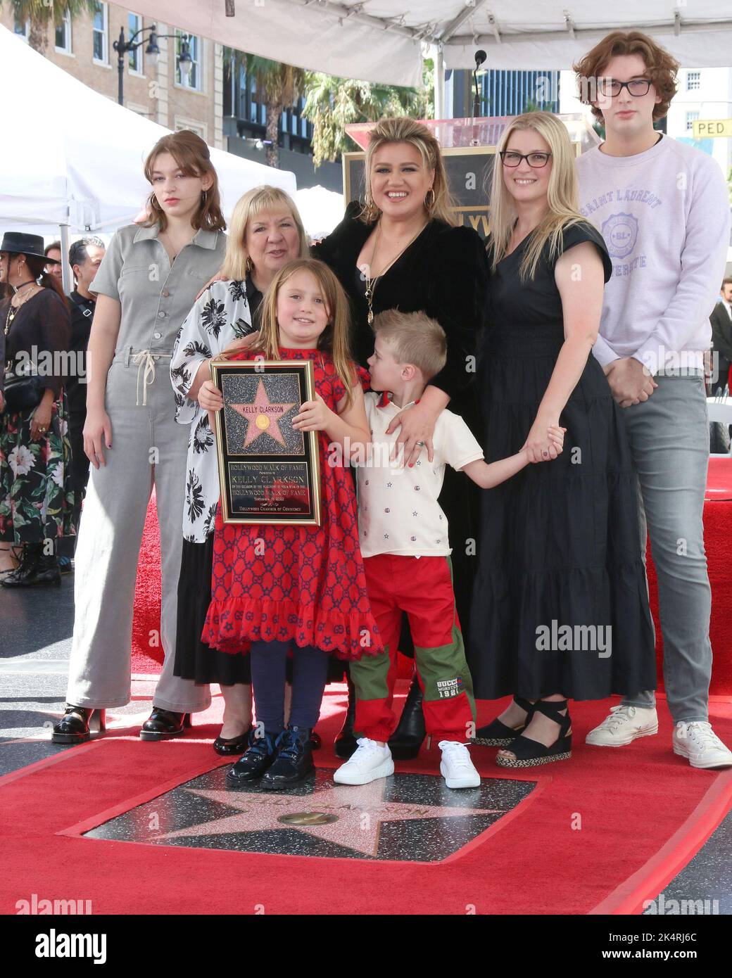 LOS ANGELES - SEP 19: River Rose Blackstock, Kelly Clarkson, Remington ...