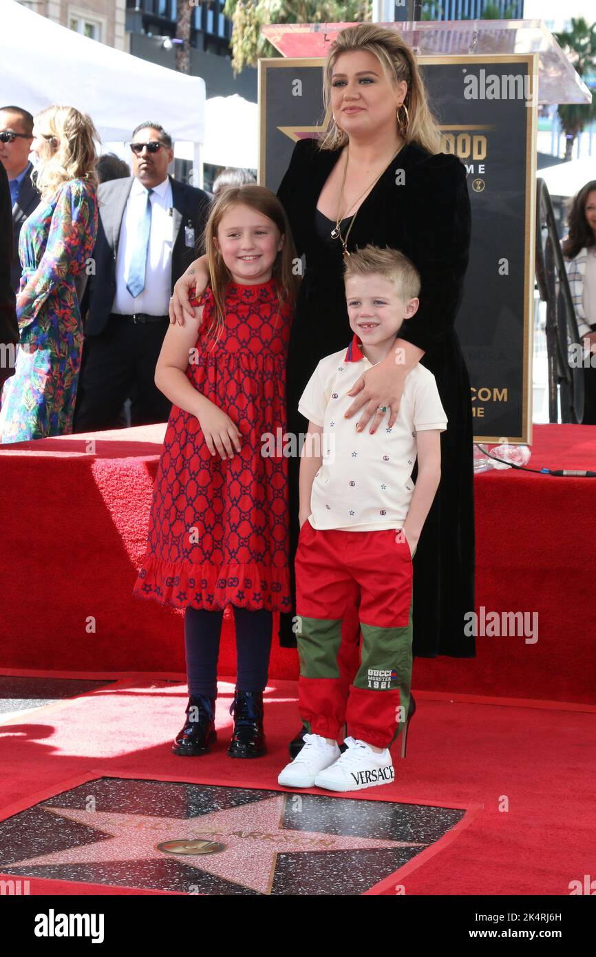 LOS ANGELES - SEP 19: River Rose Blackstock, Kelly Clarkson, Remington ...