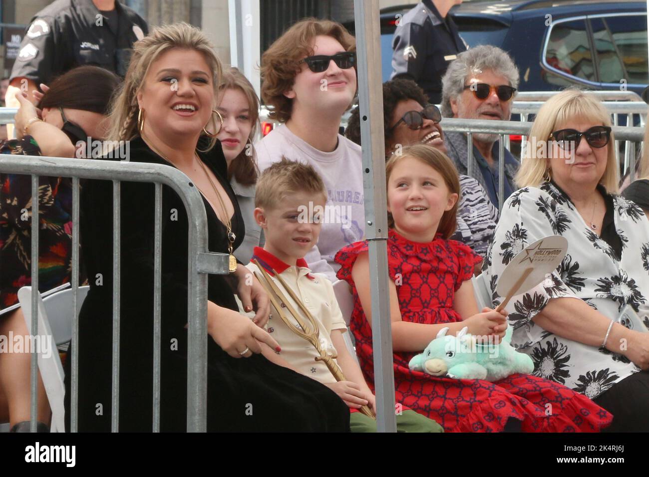 LOS ANGELES - SEP 19: River Rose Blackstock, Kelly Clarkson, Remington ...