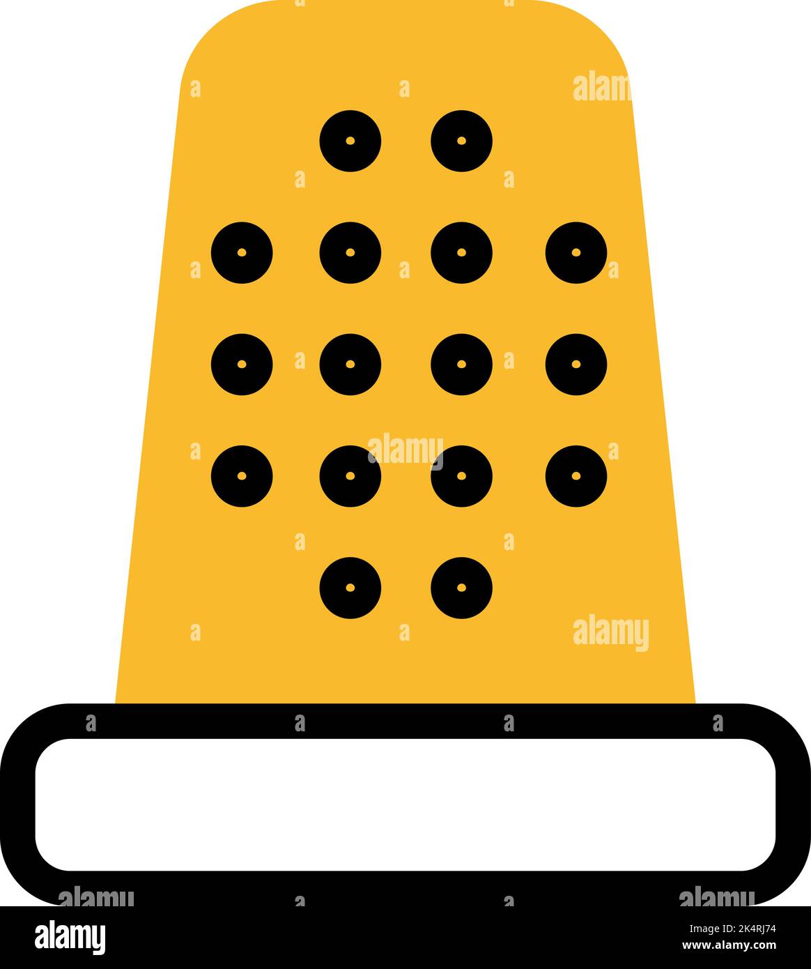 Thimble vector vectors hi-res stock photography and images - Alamy