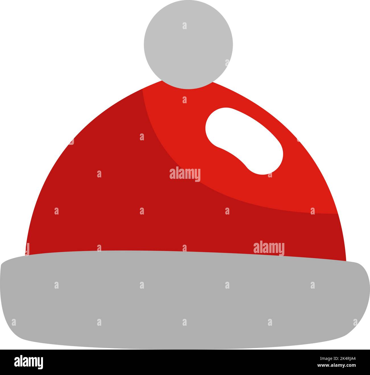 Santas hat on decoration Stock Vector Images - Alamy