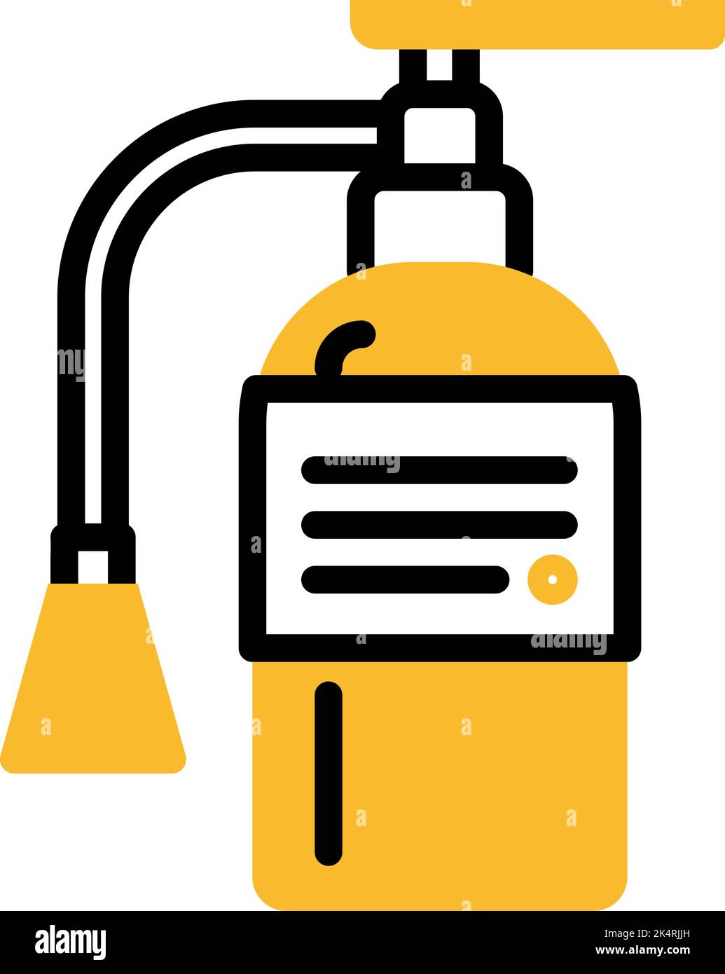 Fire sprinkler isolated on Stock Vector Images - Alamy