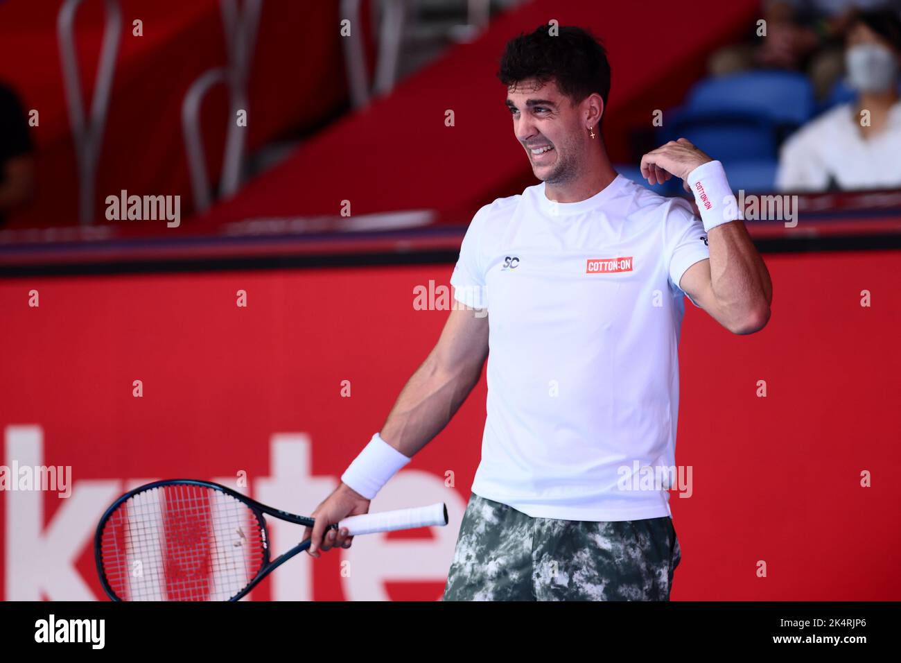 Ariake Colosseum, Tokyo, Japan. 4th Oct, 2022. Thanasi Kokkinakis (AUS ... Ariake Colosseum, Tokyo, Japan. 4th Oct, 2022. Thanasi Kokkinakis (AUS ...