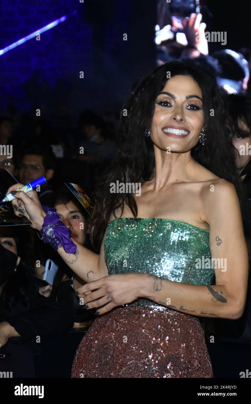 Mexico City, Mexico. 3rd Oct, 2022. Actress Sarah Shahi attends the ...