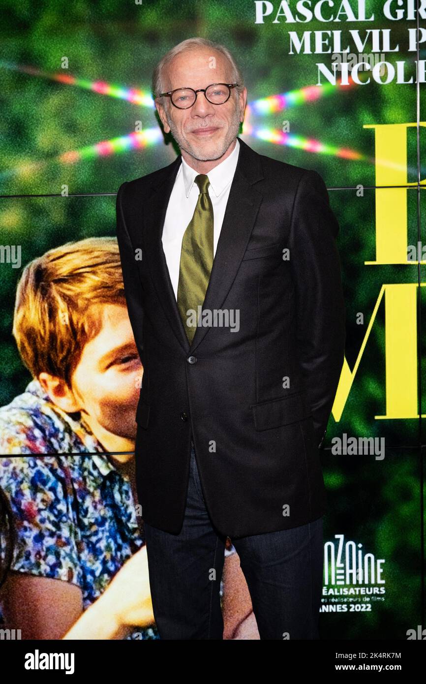 Pascal Greggory attends Un Beau Matin premiere at UGC Les Halles on October 03, 2022 in Paris ...
