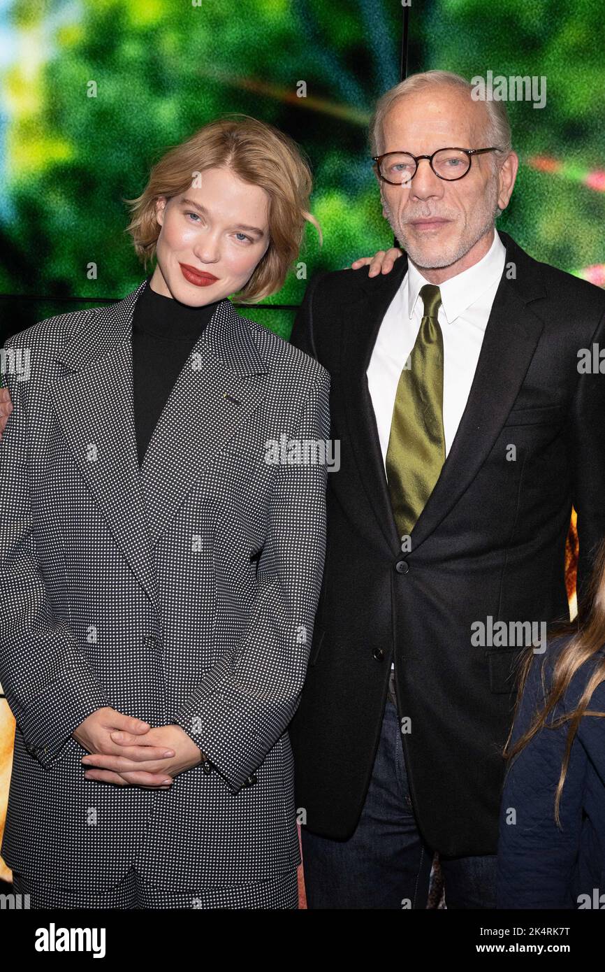 Pascal Greggory and Lea Seydoux attend Un Beau Matin premiere at UGC ...