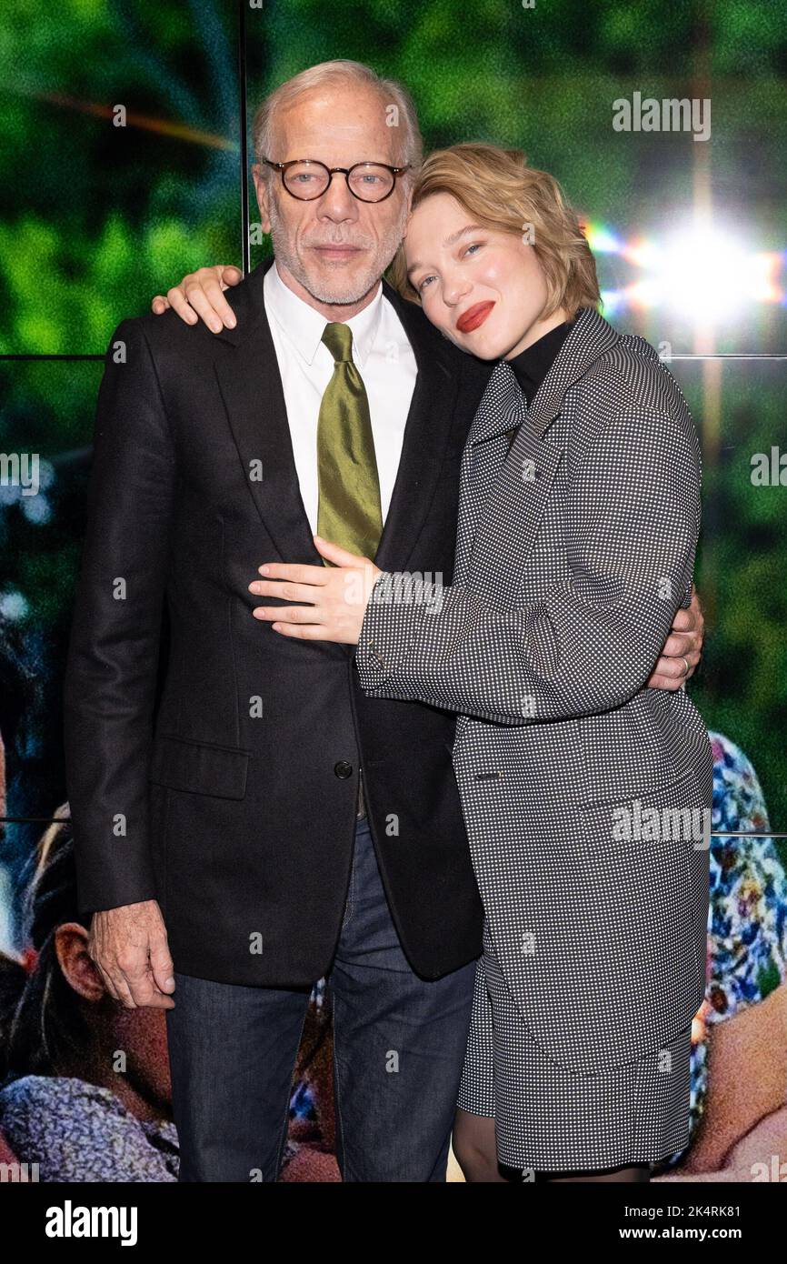 Pascal Greggory and Lea Seydoux attend Un Beau Matin premiere at UGC ...