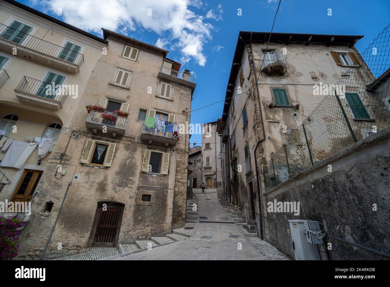 Italy heritage tourism in Abruzzo summer tour Stock Photo - Alamy