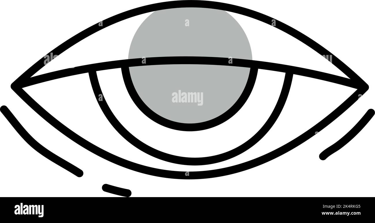 Magic eye, illustration, vector on a white background Stock Vector ...