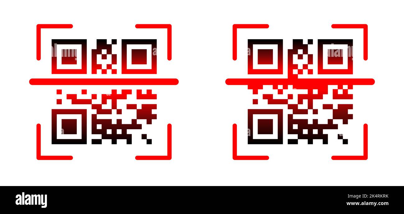 Scan me, QR code scanning icon. Mobile phone qr code payment, E wallet ...