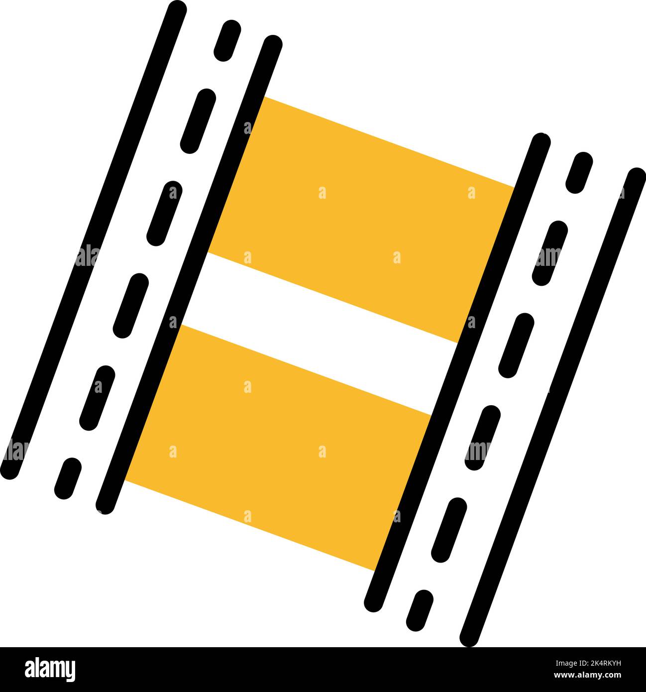 Black and white film reel Cut Out Stock Images & Pictures - Alamy