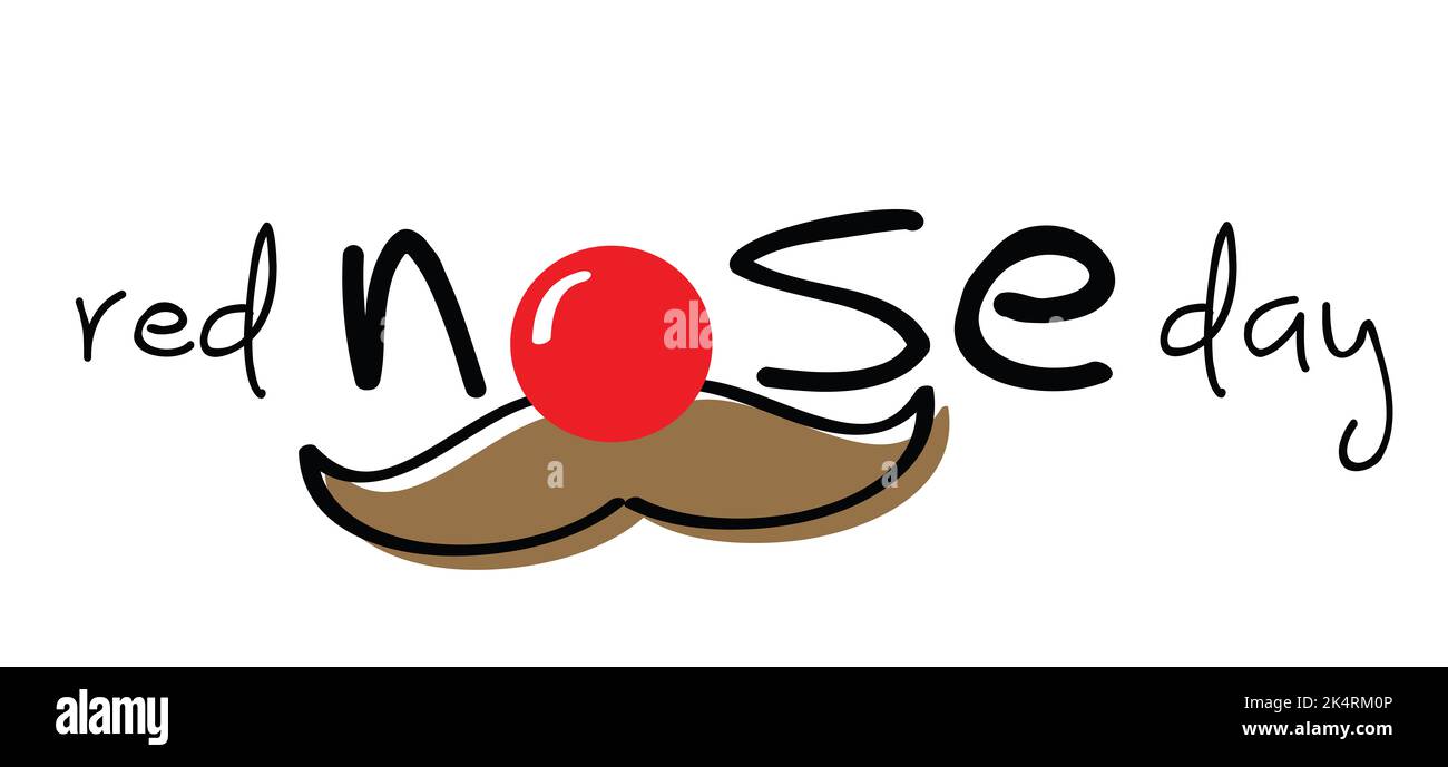 Red nose day concept. Carnival, red ball. emoticon, emoji face smiling ...