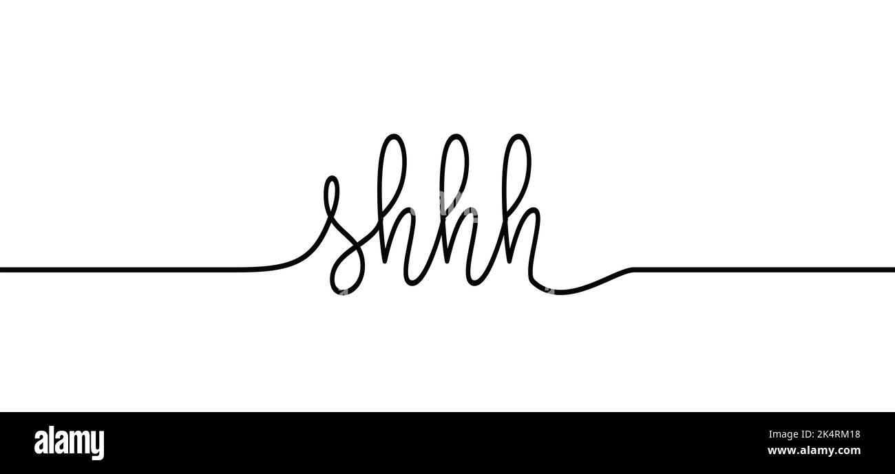 Stop, please be quiet icon (psssst ). Forbad, silence no speaking or no ...