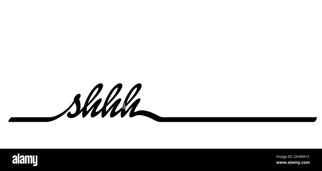 Shhh Clipart Black And White